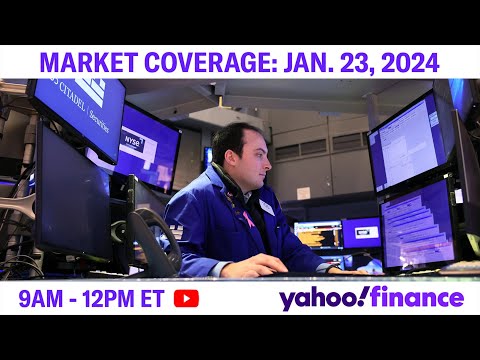 Stock market today: Stocks tread water as earnings pull down Dow | January 23, 2024