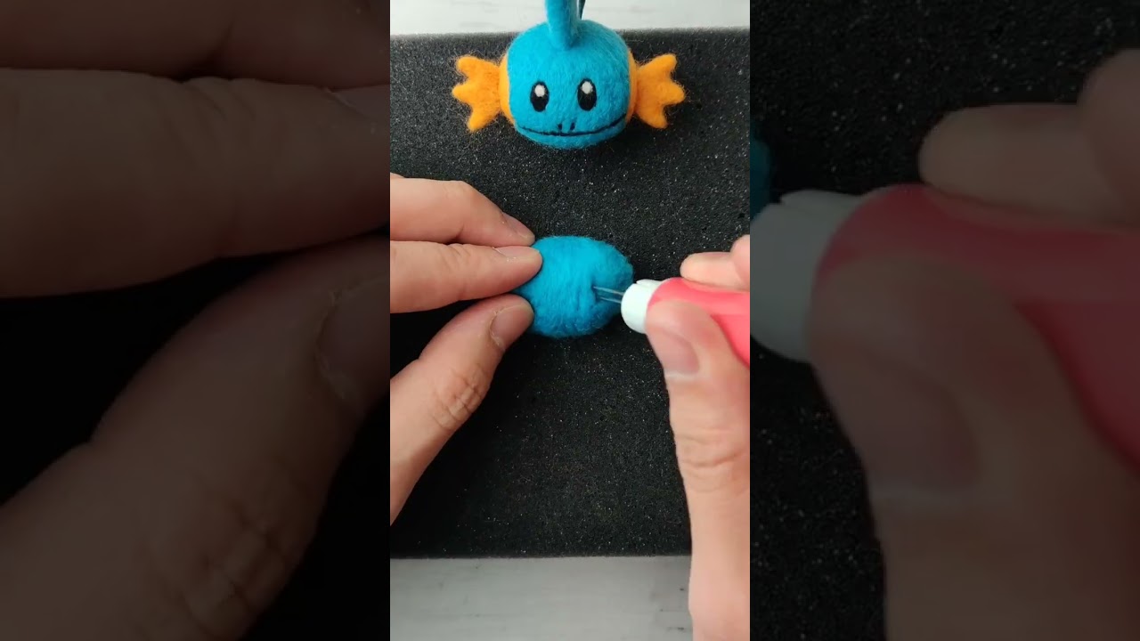 Mudkip Pokemon Satisfying Needlefelt Art