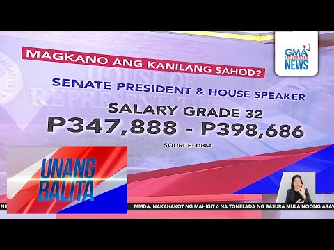 Magkano ang sahod ng mga mambabatas, gobernador, at mayor? | Unang Balita