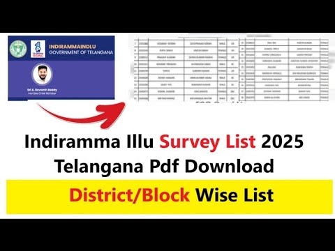 how to check indiramma illu final list | indiramma illu scheme telugu 2025 | indiramma illu List L2