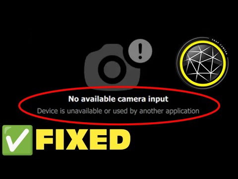 How To Fix Snap Camera - No Available Camera Input Error - Google Meet - ZOOM Meetings Windows 2024