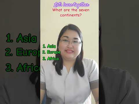 What are the seven continents? #education
