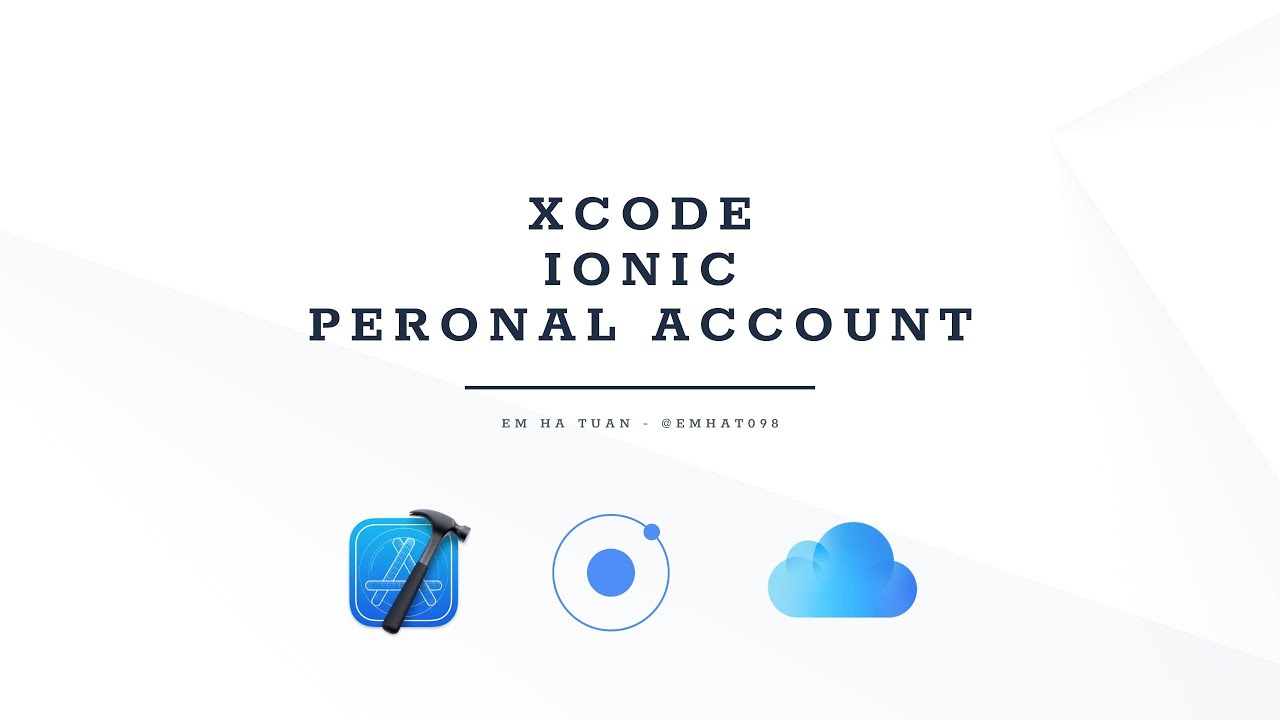 How to Run the Ionic App (Moodle App) in Xcode with a Personal Account?