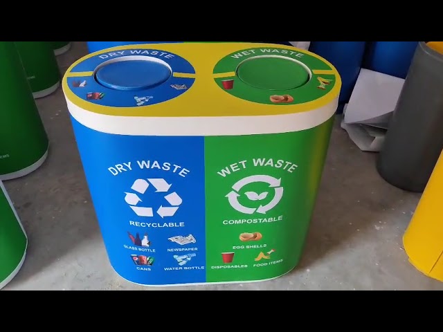Fibre Dustbin - fiber duo dustbin Manufacturer from New Delhi