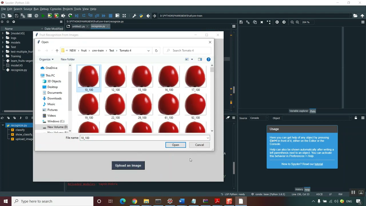 Fruit and Veg Reg in Python - OKOK PROJECTS- Final Year Projects ...