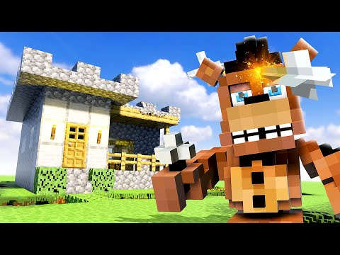 Building a MINECRAFT House Against Animatronics - Teardown Mods Gameplay
