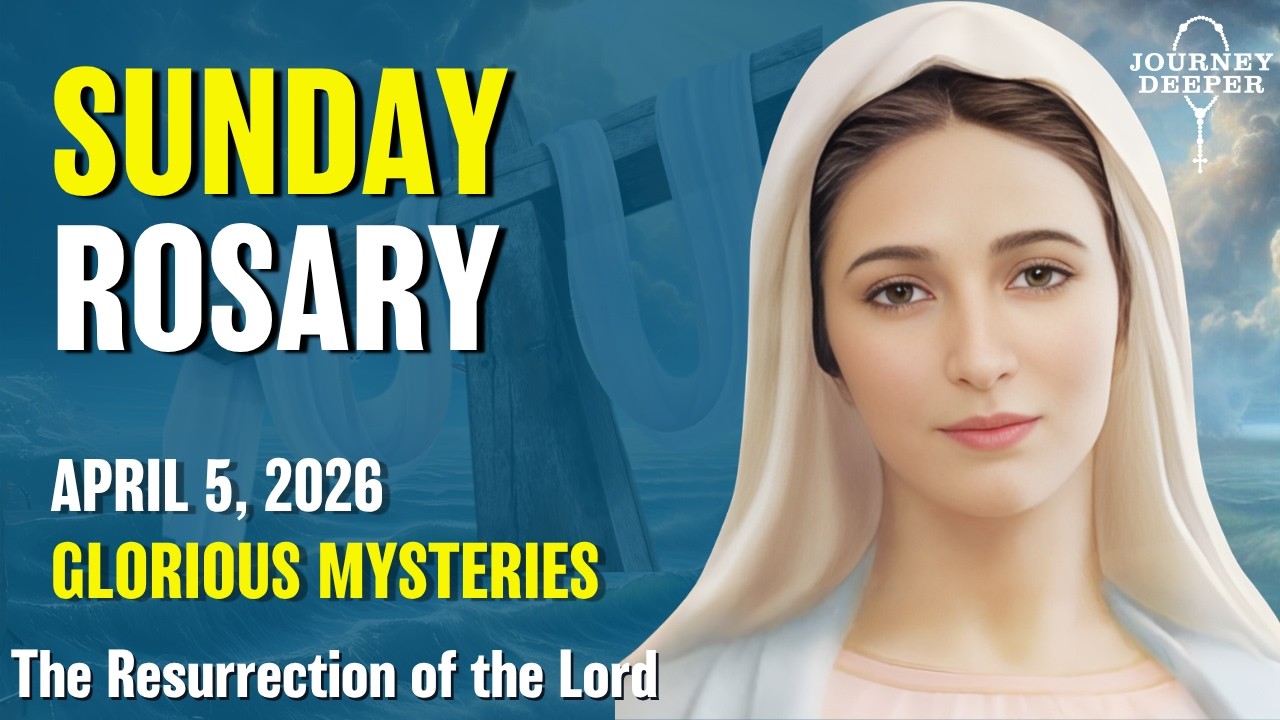 Easter Sunday Rosary 💛 Glorious Mysteries of the Rosary 💛 April 5, 2026 VIRTUAL ROSARY