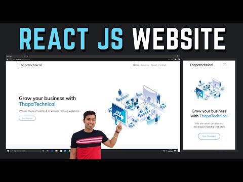 Learn Complete Responsive Animated Website using React JS in Hindi in 2020 - Mind Luster