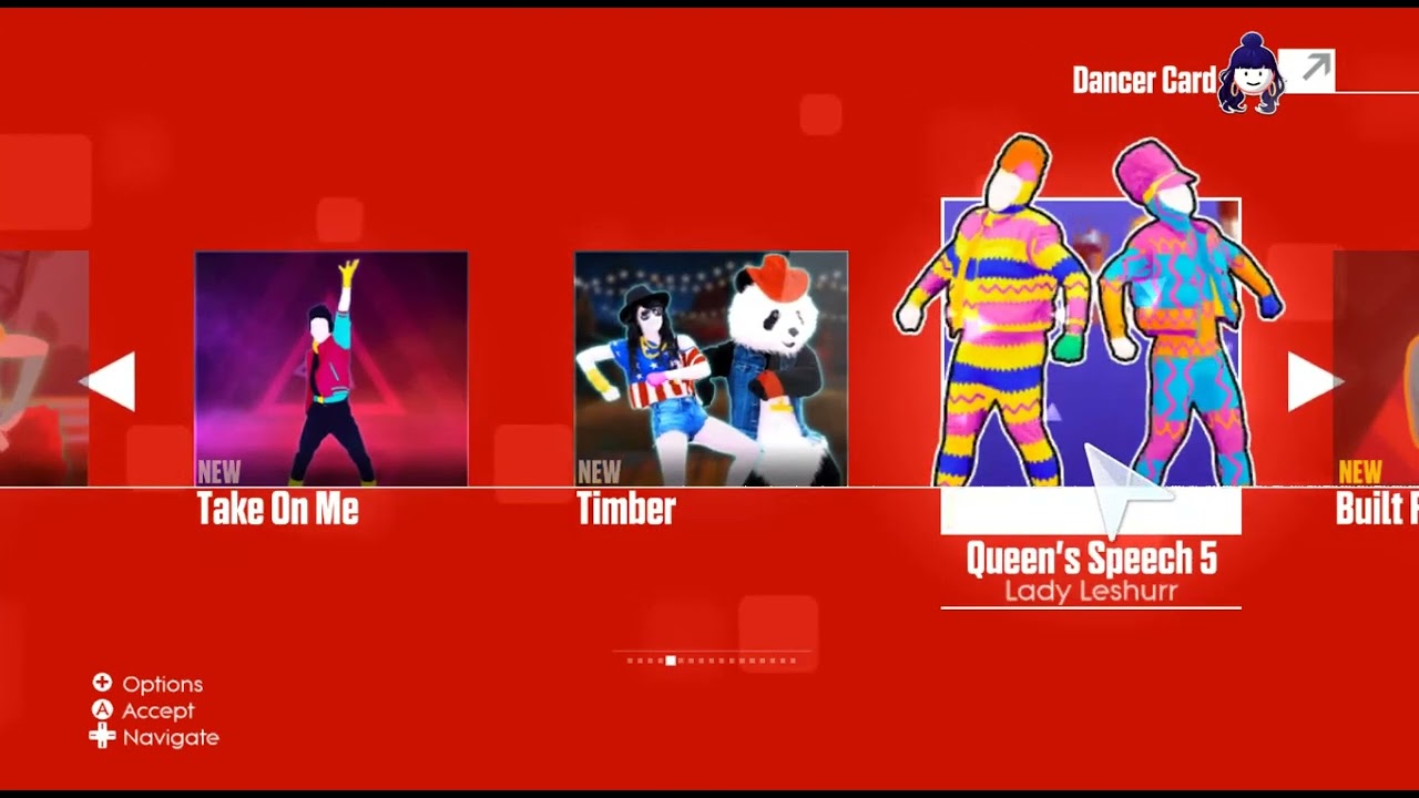 Just Dance Party Hits - Menu