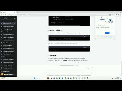 Command line options with optional arguments in Python