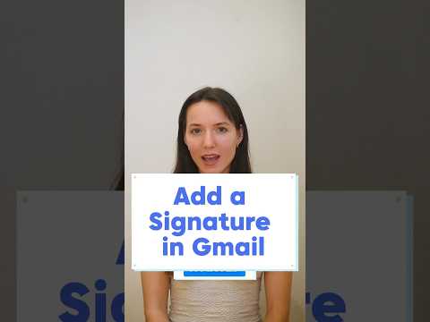 How to ADD SIGNATURE in Gmail