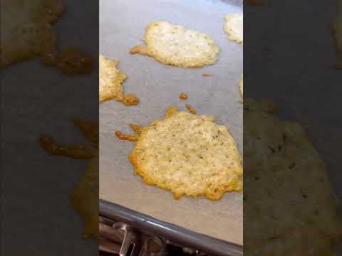 Parmesan cheese crisps #ketorecipes