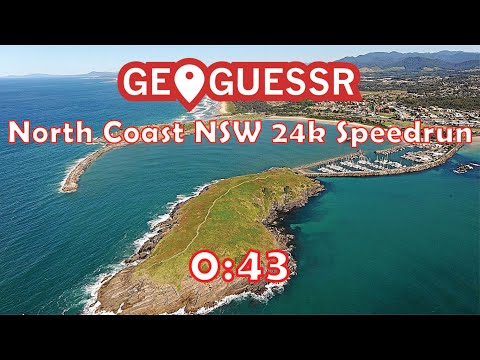 GeoGuessr - North Coast NSW 24k Speedrun (0:43)(WR)