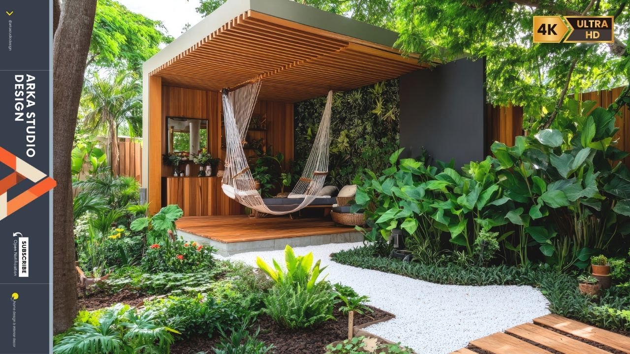 Magical Small Cottage Gardens & Cozy Tropical Retreats: Upcycled Outdoor Design Ideas