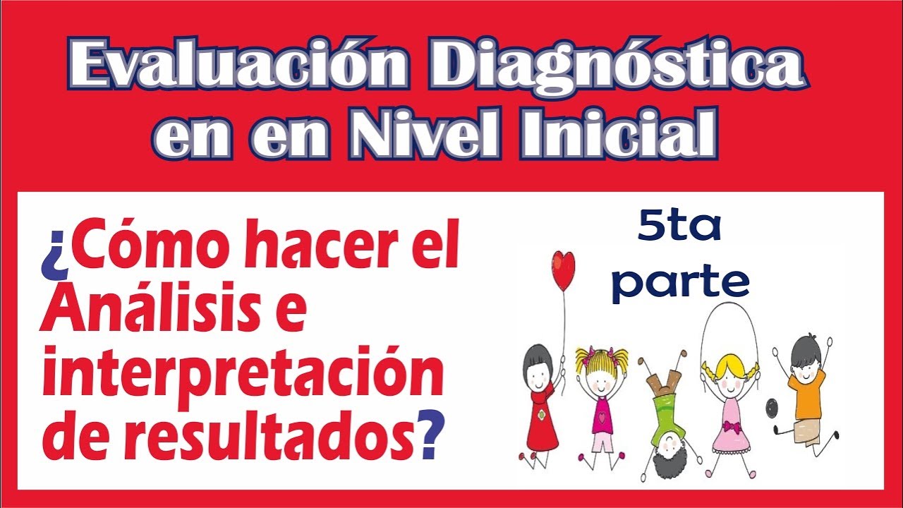 📝Análisis e Interpretación de Resultados ☑en la Evaluación Diagnóstica  Ed. inicial 👉5ta parte