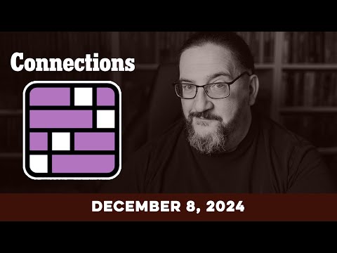 Doug Plays NYT Connections 12/08 (New York Times Puzzle Game)