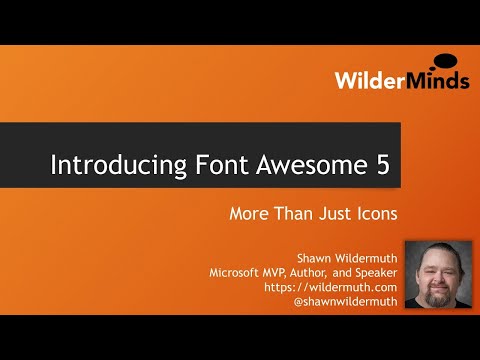 FontAwesome 5: Full Course from Wilder Minds