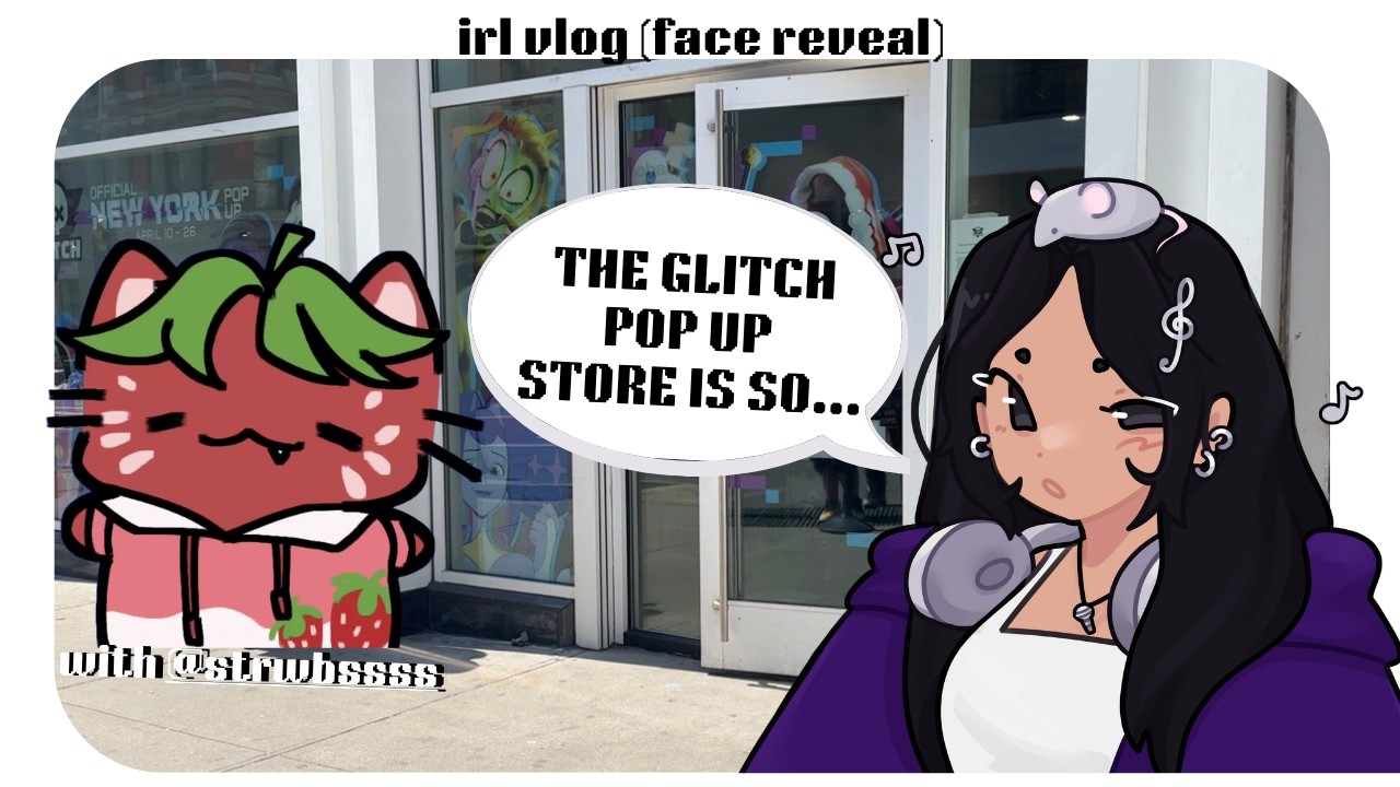 i went to glitch's FIRST pop up shop in nyc! (tadc haul)