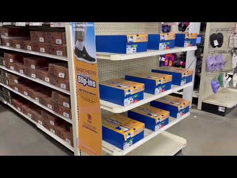 Skechers Slip-ins endcap at Fleet Farm in Baxter, MN