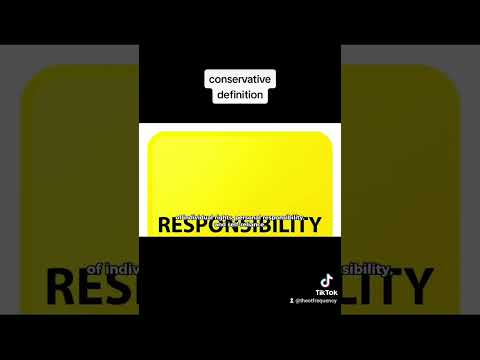 CONSERVATIVE DEFINITION