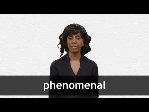 PHENOMENAL definition and meaning | Collins English Dictionary