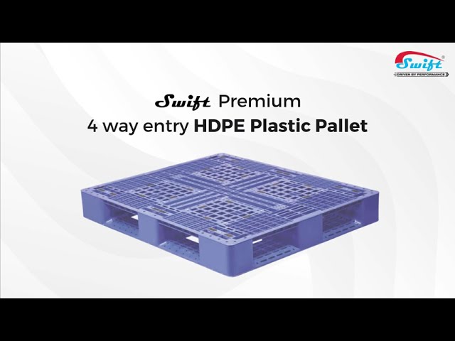 HDPE Plastic Pallets - Industrial HDPE Plastic Pallet 4 Way Entry Non ...