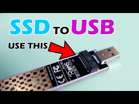How to Use an SSD Internal Drive Adapter for USB