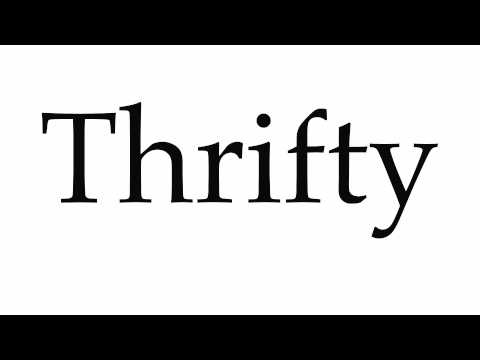 How to Pronounce Thrifty