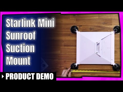 Starlink Mini Sunroof Mount - works great to make your Starlink mobile!