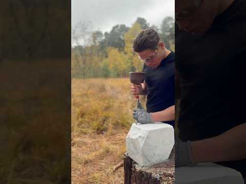 Carving marble