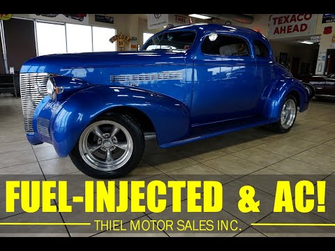 1939 CHEVROLET MASTER DELUXE 2DR STREETROD LT1 V8 AUTO AC FOR SALE @ WWW.THIELMOTORS.COM