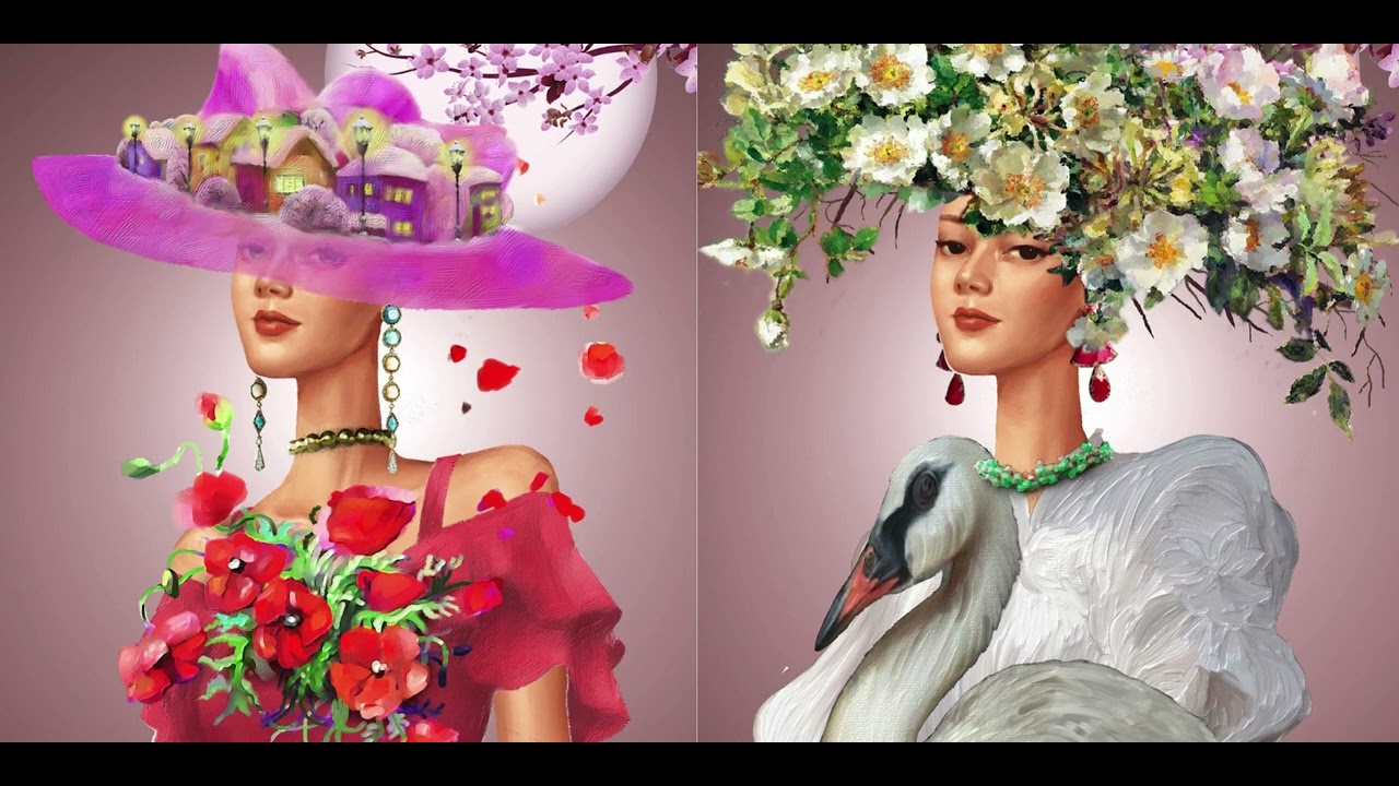 Enchanted oil painting NFT art collection on opensea