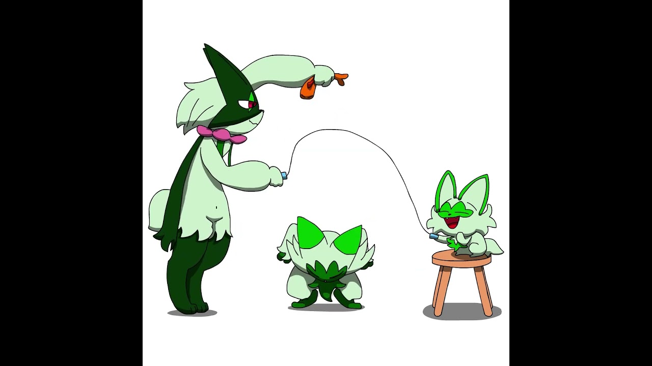 floragato playing jump-rope #pokemon #florgato