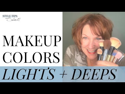 Makeup Colors for the LIGHT + DEEP Color Codes