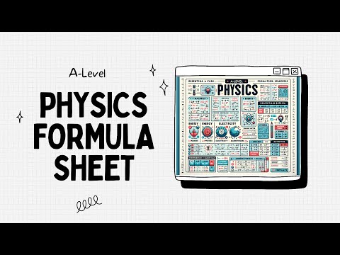 A-Level Physics Formula Sheet