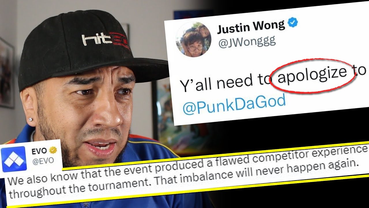 EVO Apologizes to Punk | Brian F, Justin Wong, and FGC react to EVO admitting poor Game Set Ups!