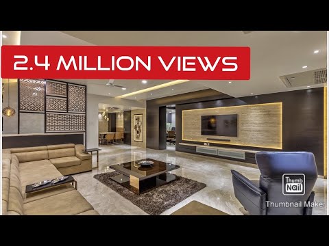 Modern 4000 sq ft 4 BHK home interiors by Rajesh Ranka