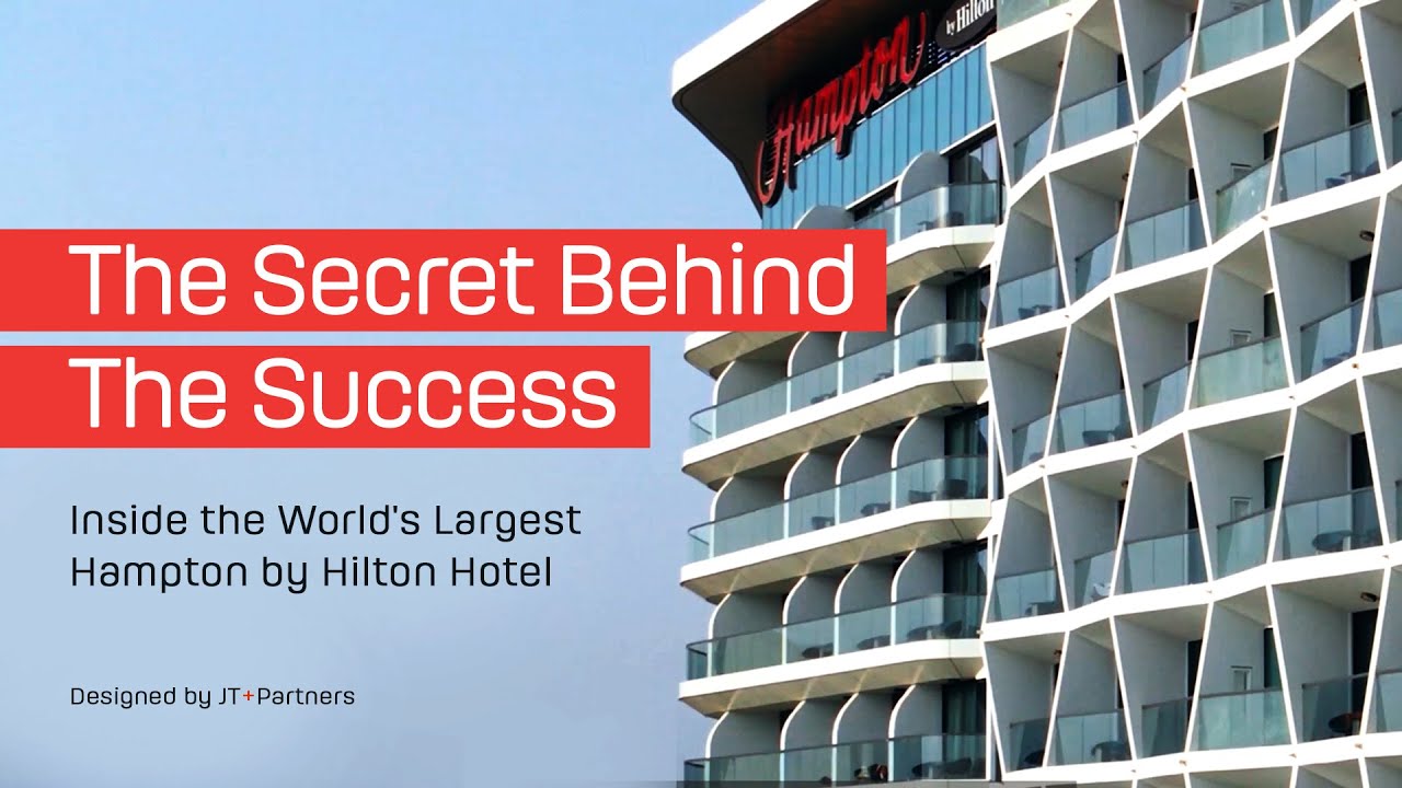 Inside the World's Largest Hampton by Hilton Hotel, designed by JT+Partners.