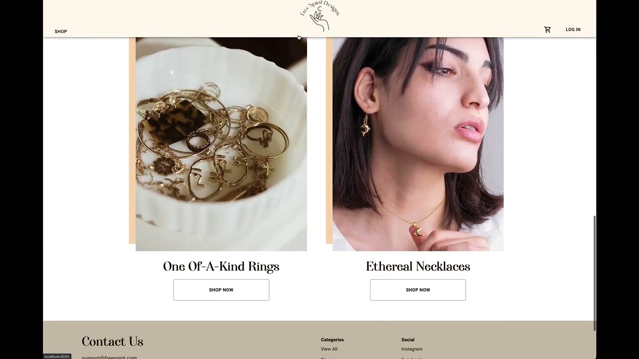 Flatiron Capstone Project | Free Spirit Designs Ecomm Store