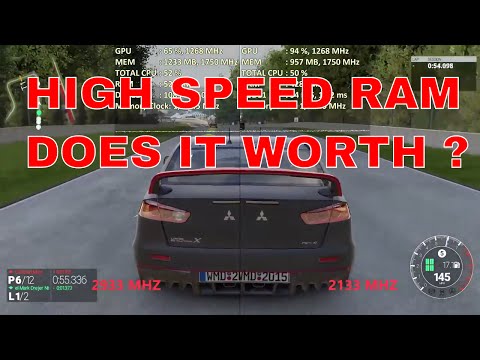 Ryzen 5 RAM speed test , 2133 vs 3000 (2933) , Does fast memory make any difference ?