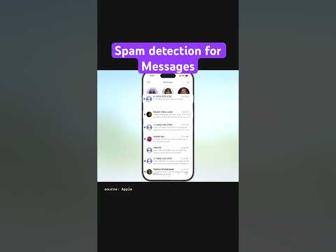 Apple bringing a filter to Messages that can detect Spam and remove them from view in iOS 26 update.