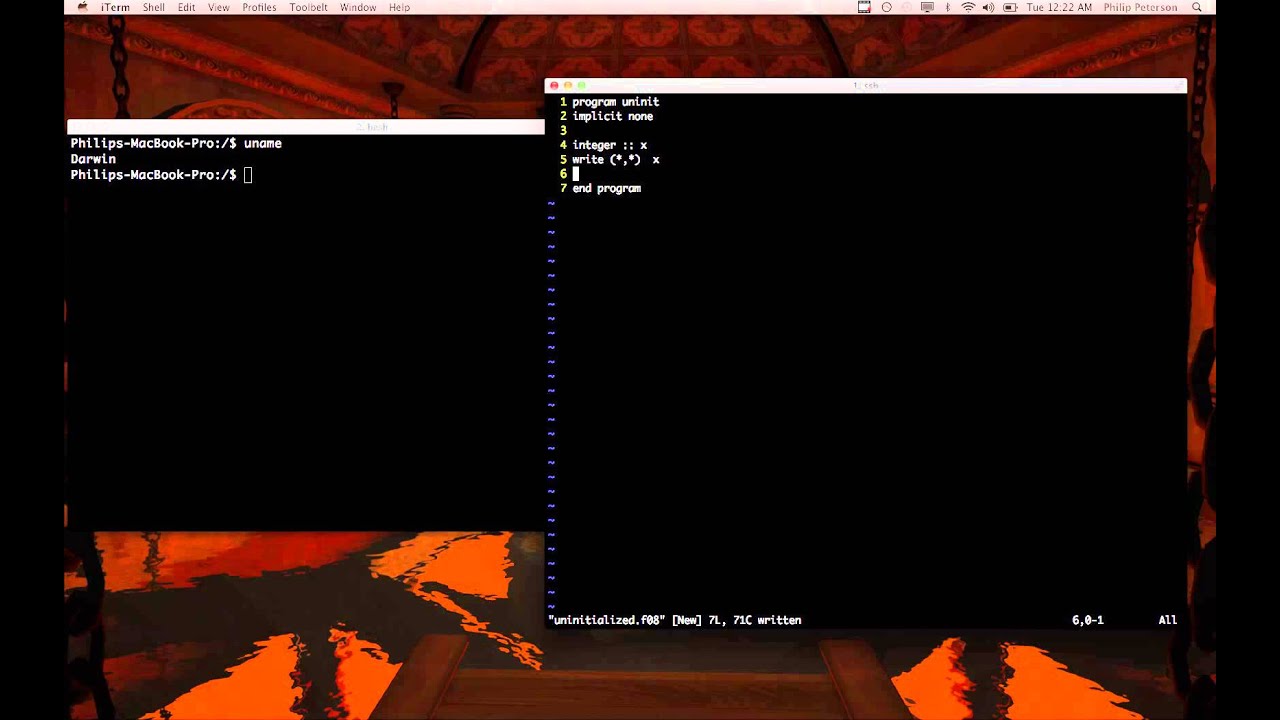 Fortran Programming Tutorial 3.5 - (Why not to use) Uninitialized Variables