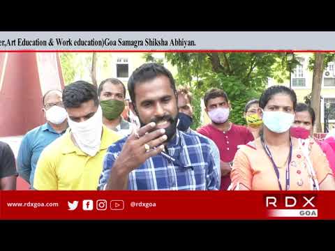 Press Briefing By All Goa Part Time Instructor ,Goa Samagra Shiksha Abhiyan.