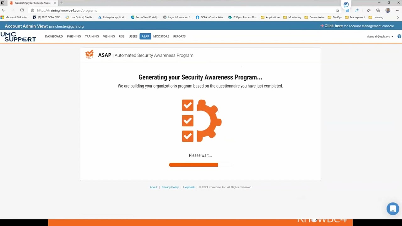 UMC Support KnowBe4 Demo Webinar