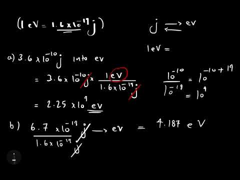Unit conversion - electron volts to joules ?