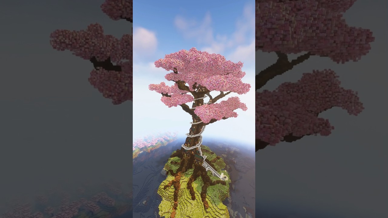 Minecraft: Simple Tree House Tutorial | Timelapse | #builds #shorts #minecraft