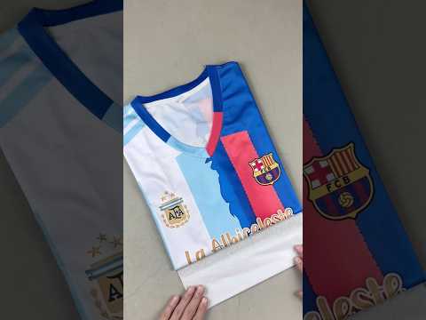 Messi special edition 25/26 Barcelona Argentina jersey #barcelona #argentina #messi #short #jersey