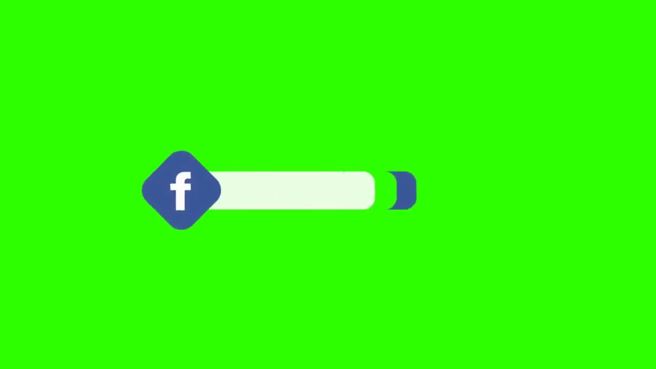 FACEBOOK green screen animation | Free download | No Copyright