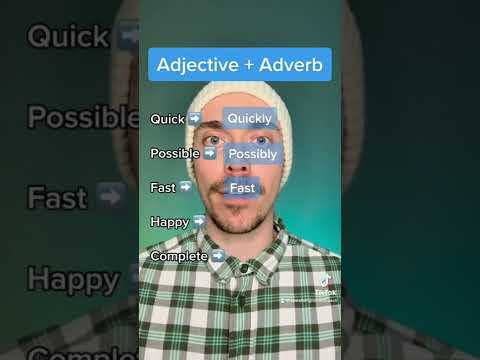 Adjective + Adverb