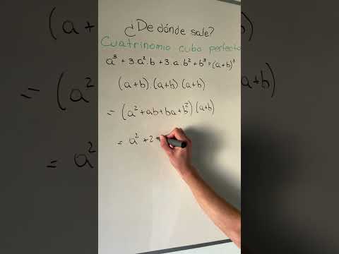 De donde sale el cuatrinomio cubo perfecto? #matemática #polinomios #algebra